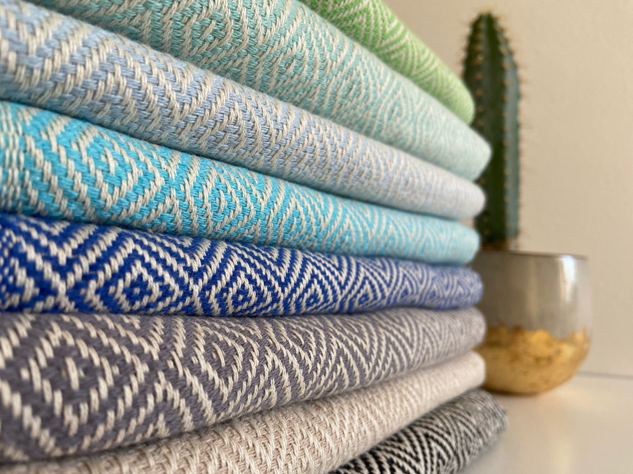 Diamond Throws – Fig & Cactus